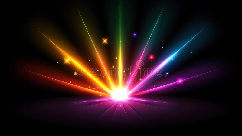 Captivating Visuals Bursting with Color and Movement. a Dynamic Display ...