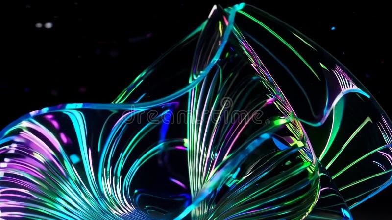 Vibrant Abstract Light Patterns Scene Footage Stock Footage - Video of ...