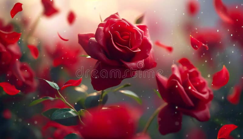 Captivating Visuals Inspired by a Vibrant Collection of Red Rose Petals ...