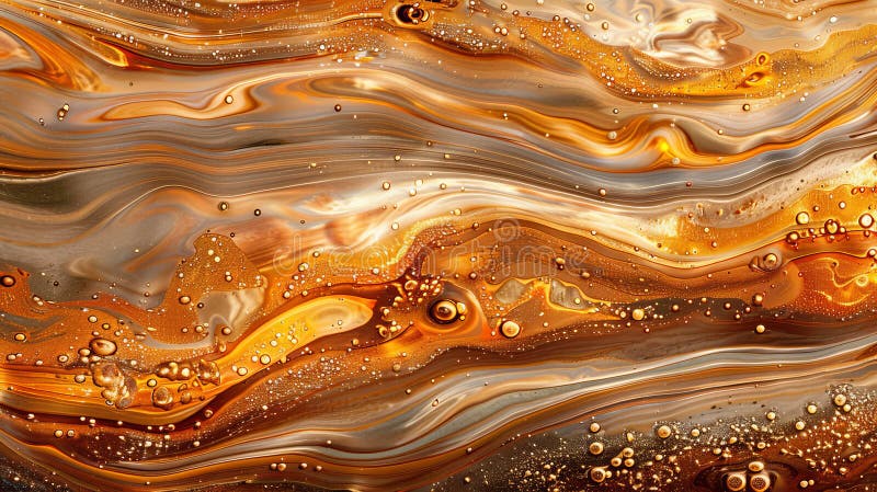 Captivating Visuals Molten Gold Texture Flowing on Liquid Gold ...
