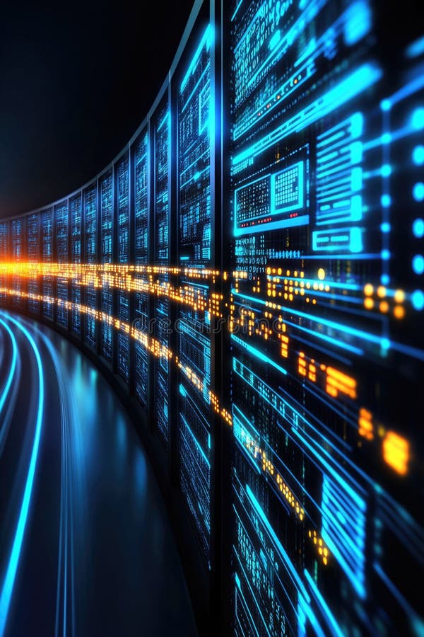 Captivating Visuals Reveal a Dynamic Digital Realm Filled with Vibrant ...