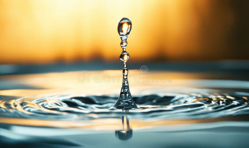Captivating Water Drop Collision Creates Mesmerizing Ripples and ...