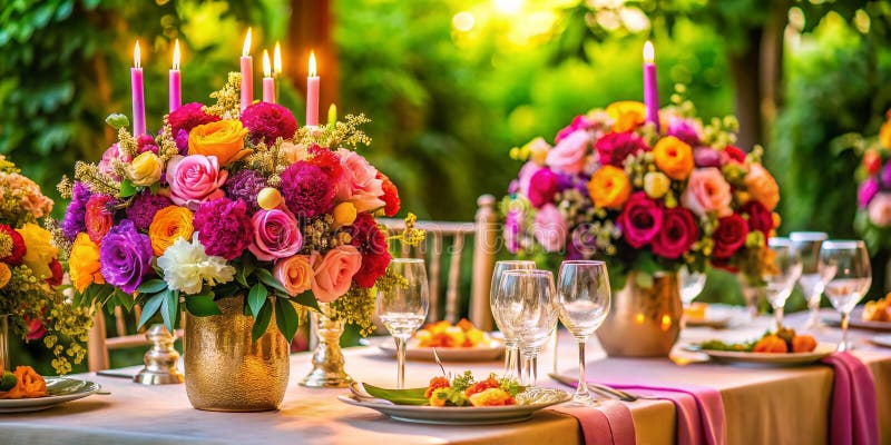 Captivating Wedding Reception Table Setting Romantic Florals and ...
