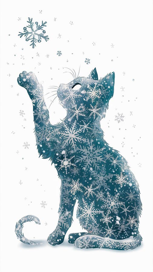 Set of Snowflake Patterns - Snowflake Vector Patterns. Stock Vector ...