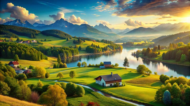 Captivating White Background Landscape Banners Breathtaking Nature ...