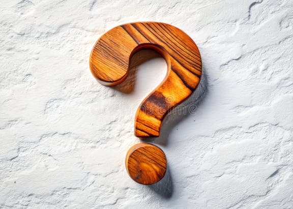 Captivating Wooden Question Mark Graphic a Unique and Engaging ...