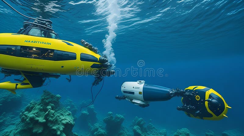 The Captivating World of Autonomous Underwater Drones Stock ...