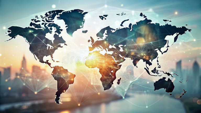 Interactive World Map Infographic Template Visualize Global Data with a Stunning Double Exposure ...