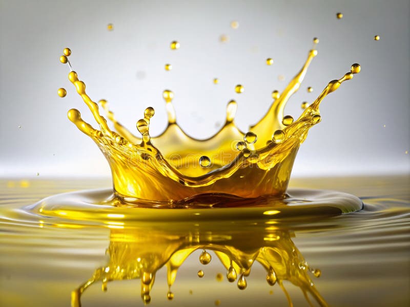 Captivating Yellow Oil Splash a TiltShift Masterpiece for Creative ...