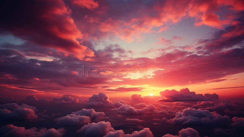 Generative AI, Heaven S Brushstrokes Stock Illustration - Illustration ...