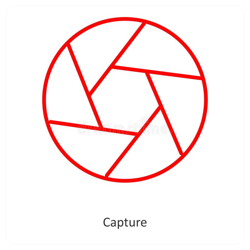 Capture and Click Icon Concept Stock Vector - Illustration of design ...