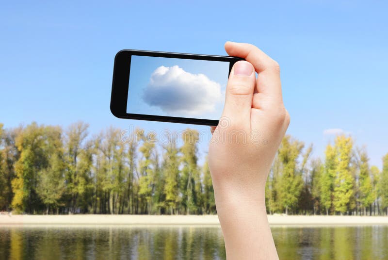 Holding Smartphone with Apps Stock Image - Image of holding, icons ...