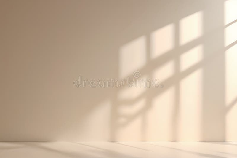 Room with Window Shadow , Minimalist Studio Empty Room, Empty Room for ...