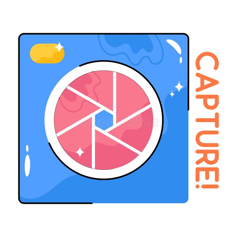 Capture Doodle Vector Colorful Sticker. EPS 10 File Stock Vector ... Capture Doodle Vector Colorful Sticker. EPS 10 File Stock Vector ...