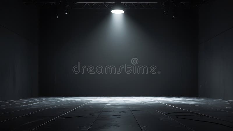 Spotlight Dramatic Performance Space Photography Stock Illustration ...