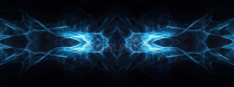Capture Electric Blue Energy with Abstract Plasma Design and Digital ...
