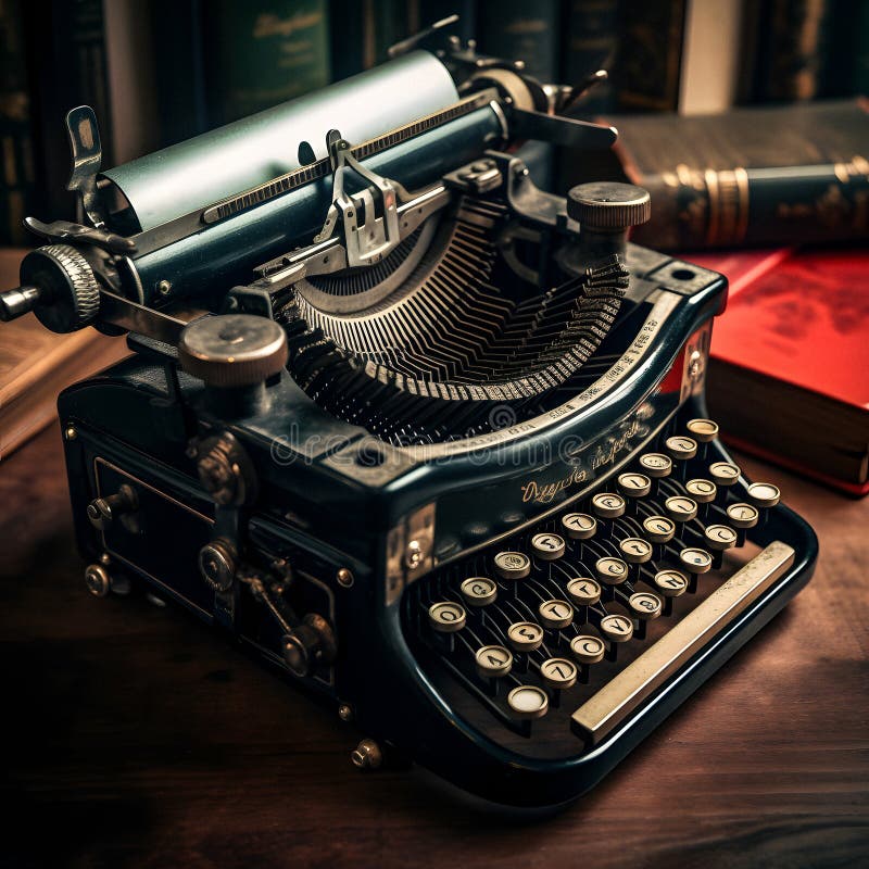Nostalgic Typewriter: Vintage Writing Machine with Retro Charm ...