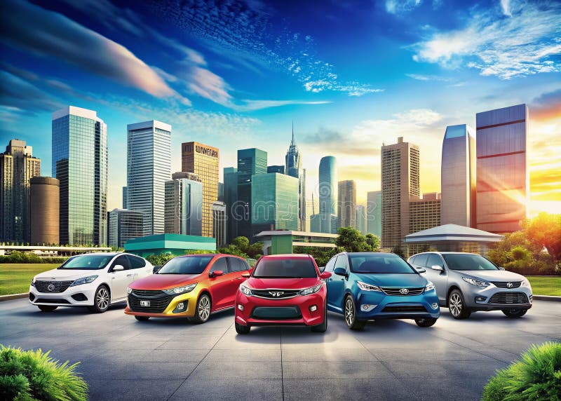 Urban Showcase of Modern Auto Body Styles a Stunning Visual Opportunity ...