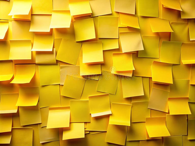 Inspiring Yellow Notes: a Creative Arrangement for Brainstorming and ...