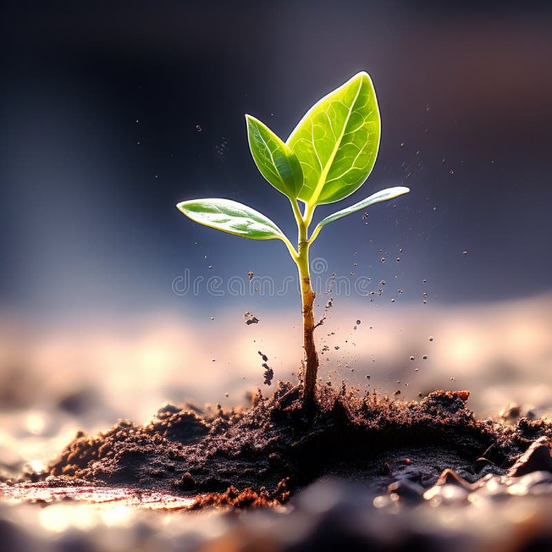 Capture the Essence of New Life by Illustrating a Young Seedling ...