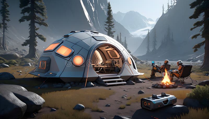 Capture the Essence of a Sci-fi Camping Experience with a Wide-angle ...