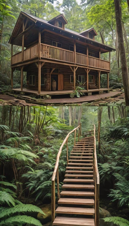 Serene Rainforest Mountain Cabin: a Harmonious Blend of Nature and ...