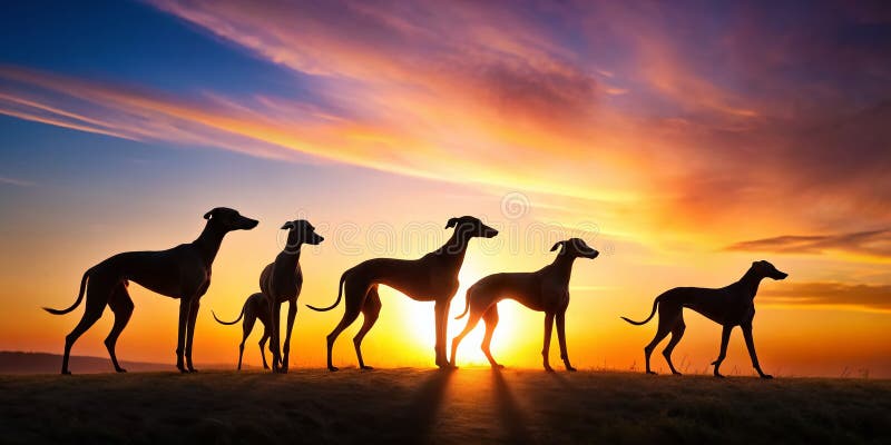 Capture the Grace and Speed of the Sloughi Dynamic Silhouette Bundle ...