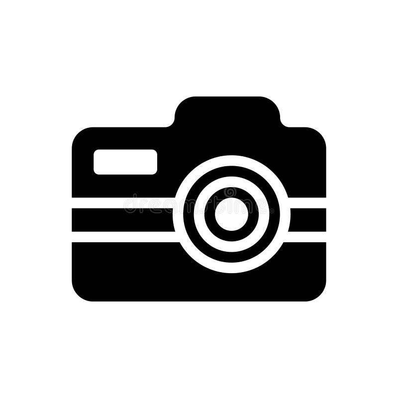 Capture glyph flat icon stock vector. Illustration of gadget - 192676374