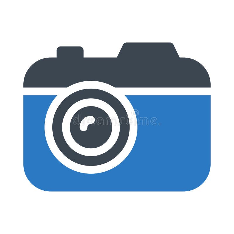 Capture Vector Glyph Color Icon Stock Vector - Illustration of lens ...