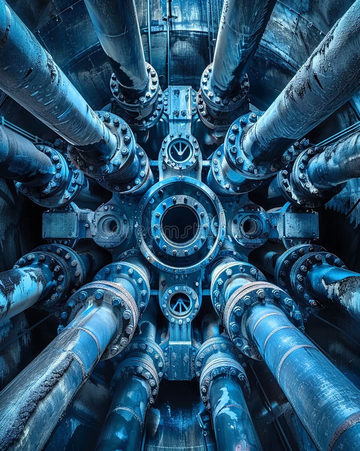 Capture the Intricate Network of Pipes and Valves from a Dramatic ...
