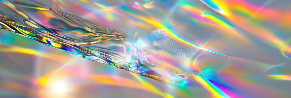 Capture Light Spectrum through Refraction with Rainbow Effect and ...