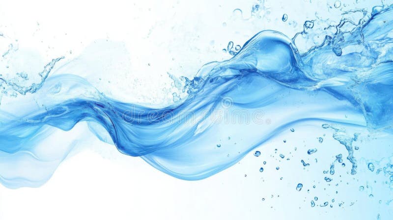 Capture the Liquid Motion with Clean Water Splash and Refreshing Waves ...