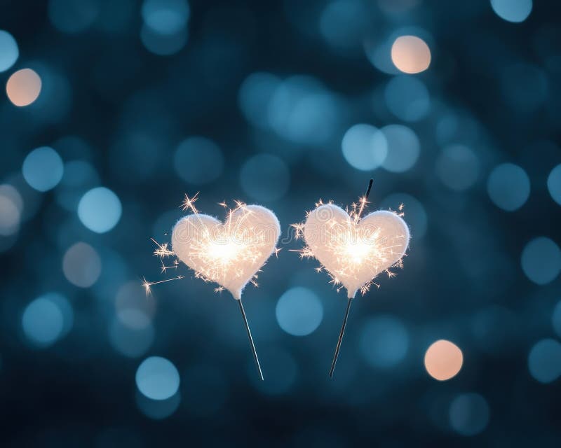Capture the Magic with these Heart-shaped Sparklers Glowing in the Dark ...