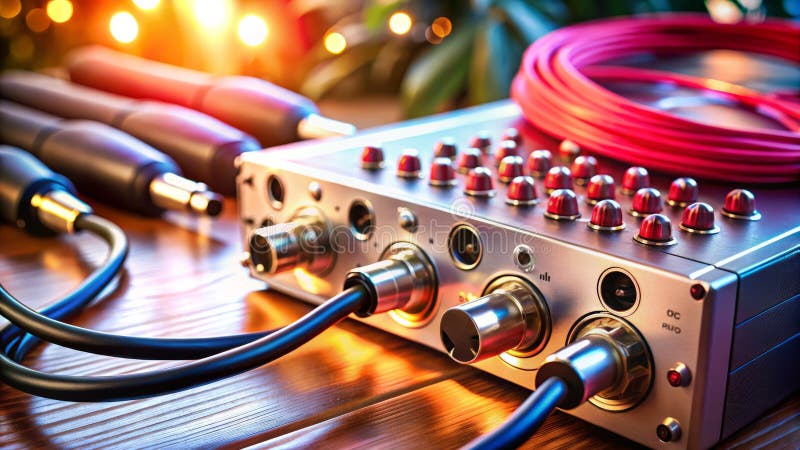 Professional XLR Audio Interface for Studio Recording a Closeup Look at ...