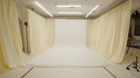 Capture Studio Setup with Backdrop and Lighting, Photography Theme Stock Photo - Image of setup ...