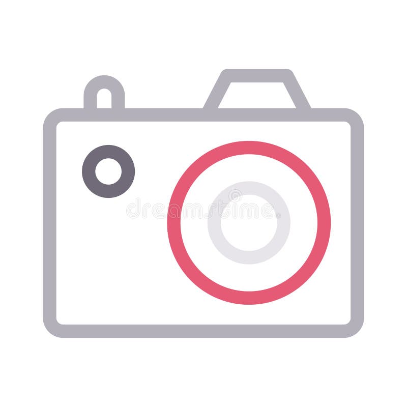 Capture Vector Flat Color Icon Stock Vector - Illustration of device ...