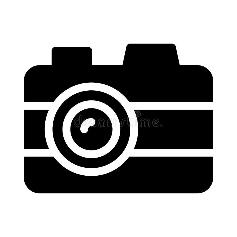 Capture Vector Glyph Flat Icon Stock Vector - Illustration of black ...