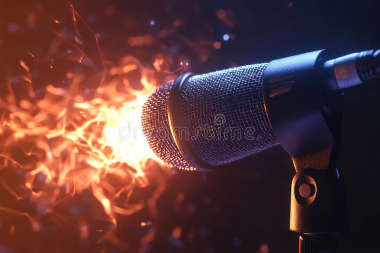 Capture the Voice, Microphone in Flames, Amplifying Sound with Fire ...