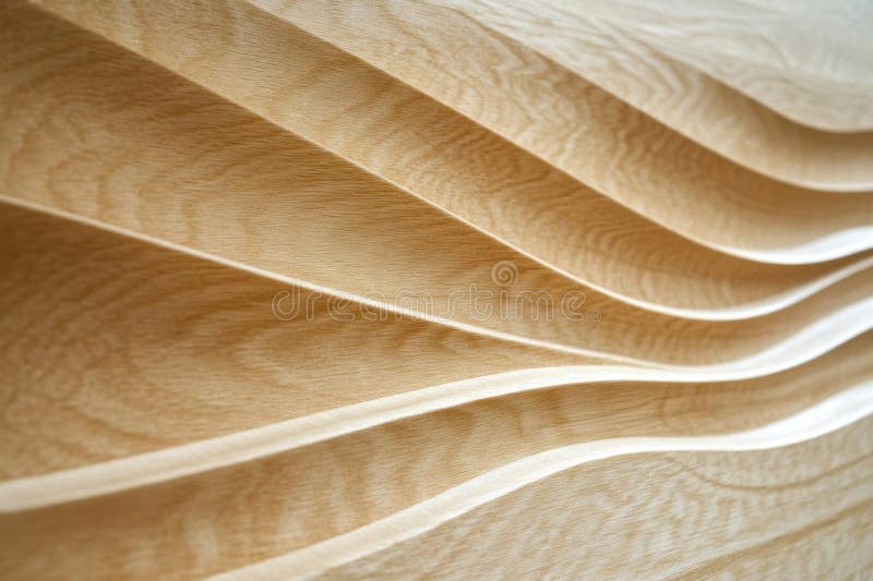 Capture Wavy Texture Wood Panel and Surface Decor with Organic Theme ...