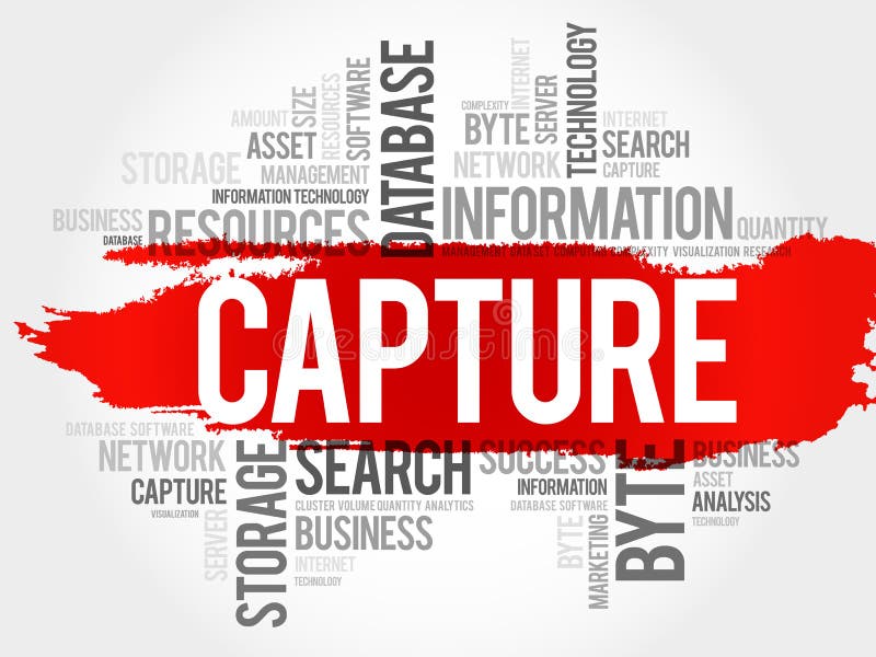 Capture word cloud stock photo. Image of complexity - 199209854