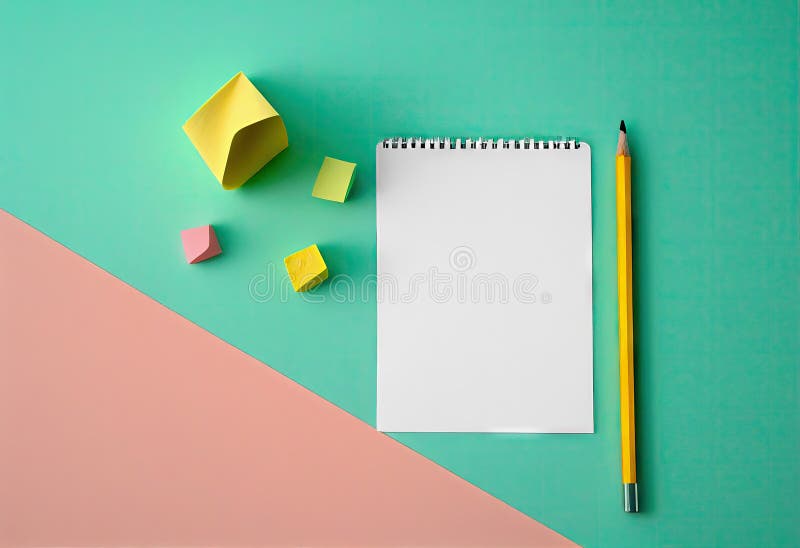 Capture Your Thoughts: Note Paper and Pencil with Eraser - Generative ...