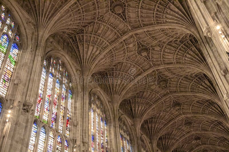 King S College Chapel Ceiling from an Angle – Largest Fan Vault in the ...