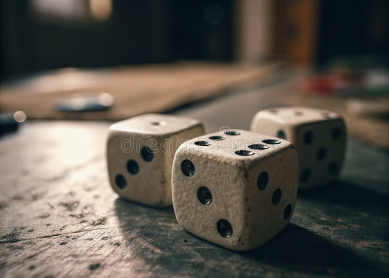 Captured in the Gloom Stunning LowLight Photography of Three Dice ...