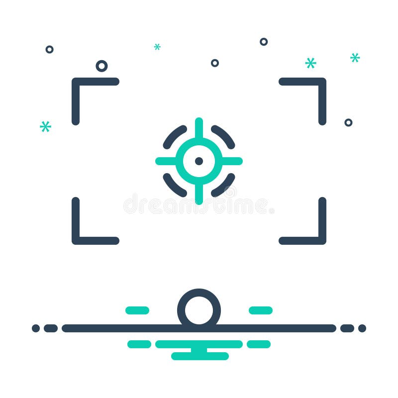 Mix Icon for Captured, Capture and Target Stock Vector - Illustration ...