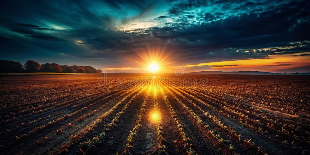 Captured in Light: a Documentary Study of an Empty Field Illuminated by ...