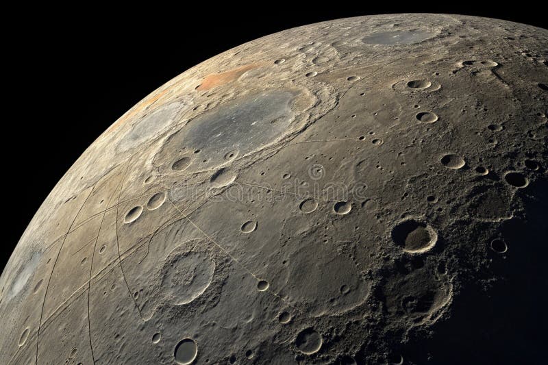 Captured by Nasa Near Shoemaker Spacecraft Features. Generated Using AI ...