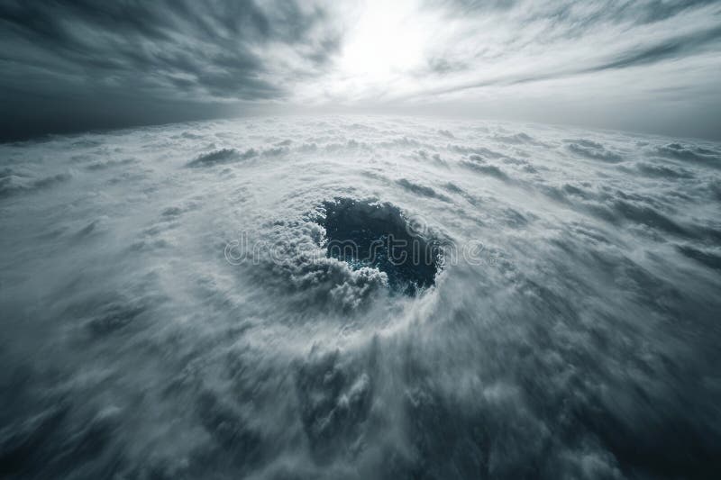 Captured from Space, Swirling Clouds and Storm Patterns Above Earth are ...