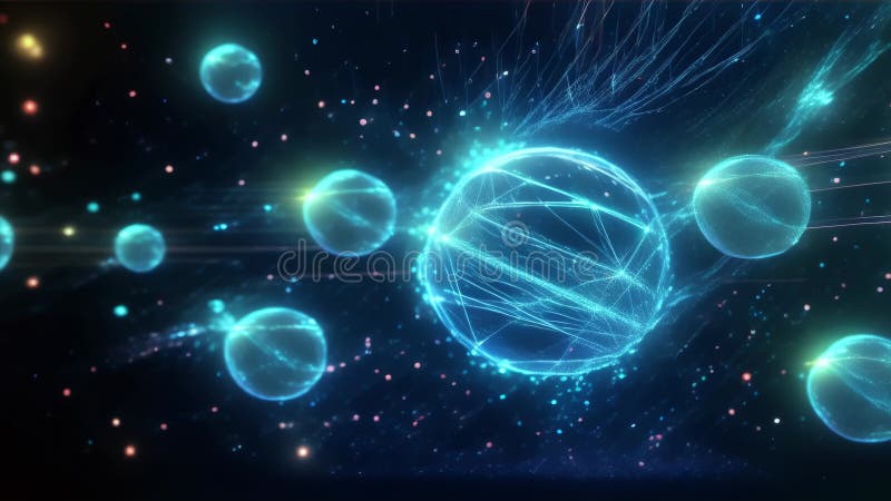 Evolution of the Digital Cosmos Stock Footage - Video of pattern ...
