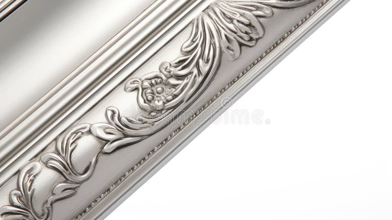 Captures Silver Frame Corner Stock Illustration - Illustration of light ...