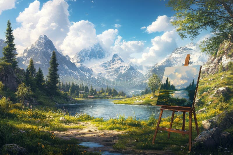 Capturing the Beauty of Nature in a Peaceful Mountain Setting with an ...